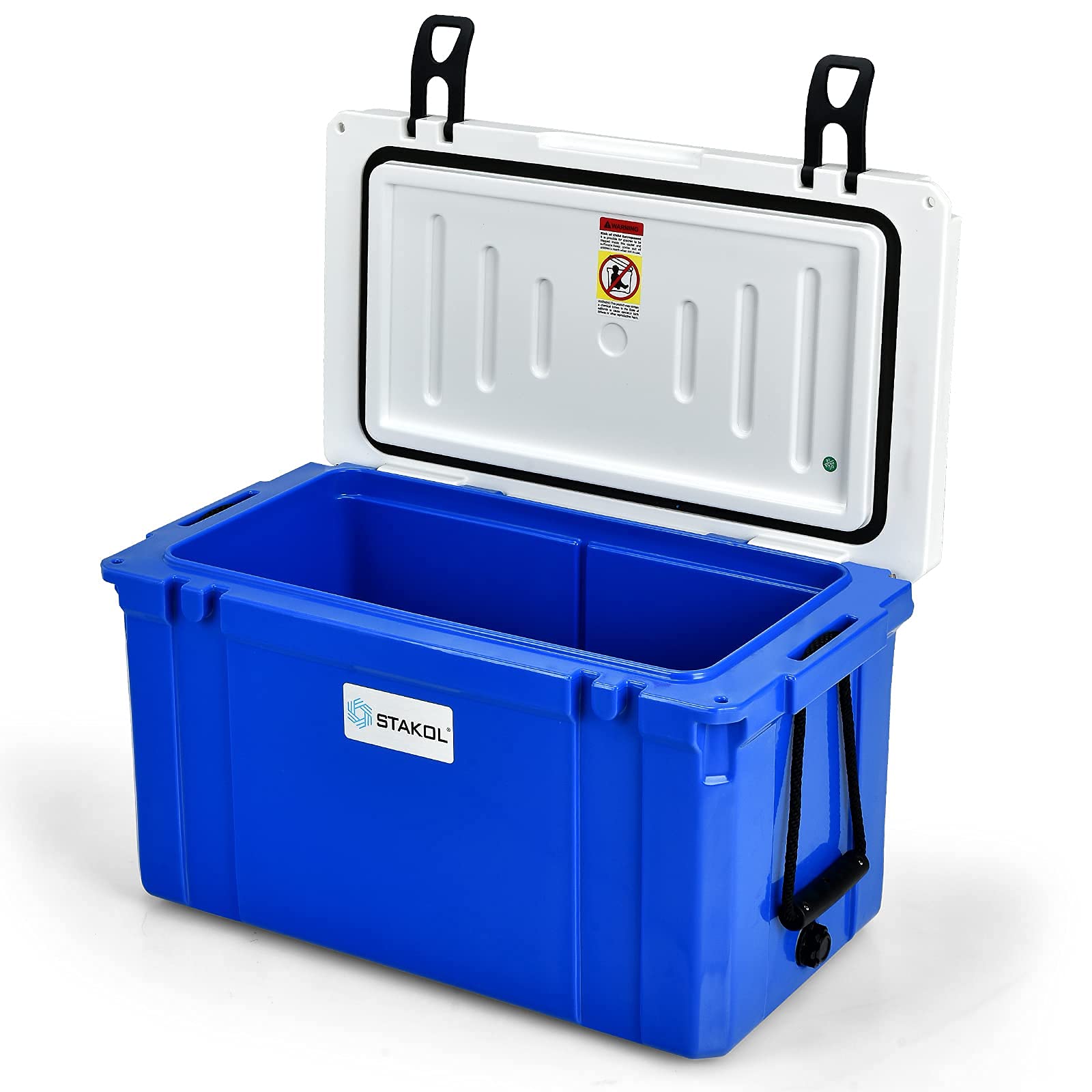 Goplus Camping Cooler, 26/58/79 Quart 4-Day Ice Retention, Portable Rotomolded Cooler, Large Hard Cooler Heavy Duty Ice Chest Ideal for Camping, BBQs, Tailgating & Outdoor Activities (26 Quart)
