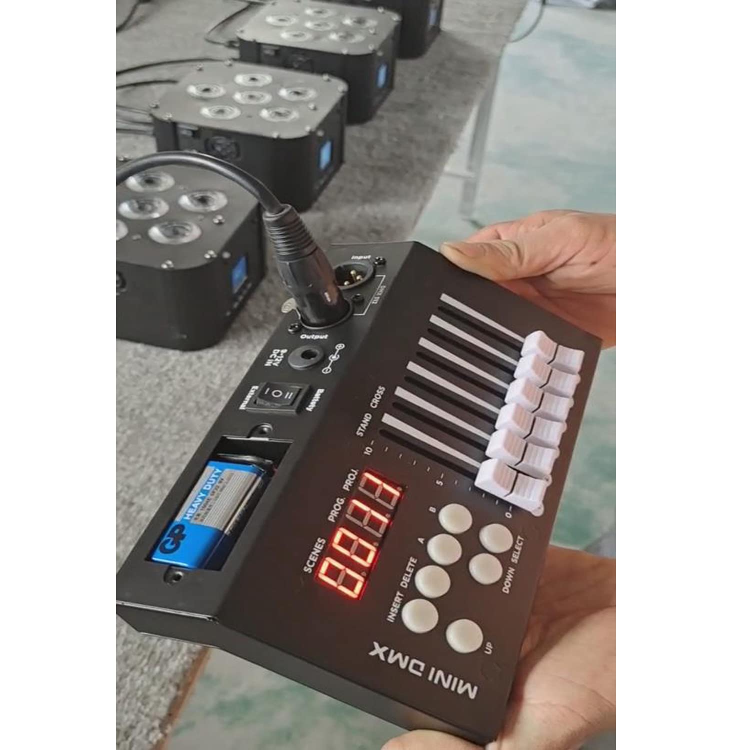 JUNMAN Mini 54CH DMX54 Light Controller DJ Disco Stage Light Console DMX 512 Light Controller