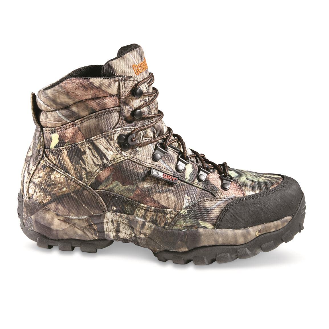 Guide Gear Men's Guidelight II 6" Uninsulated Waterproof Hunting Boots, Mossy Oak Break-Up Country, 10D (Medium)