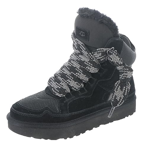 UGG Women's HIGHMEL Sneaker, Black, 7