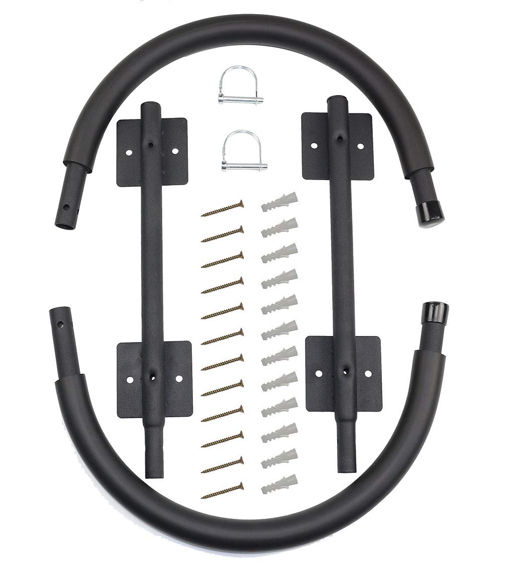 Green Hills HKYM 2 Pairs Kayak Wall Rack Canoe Hanging Wall Frame Canoeing Aquaplane Skis Indoor Storage Rack