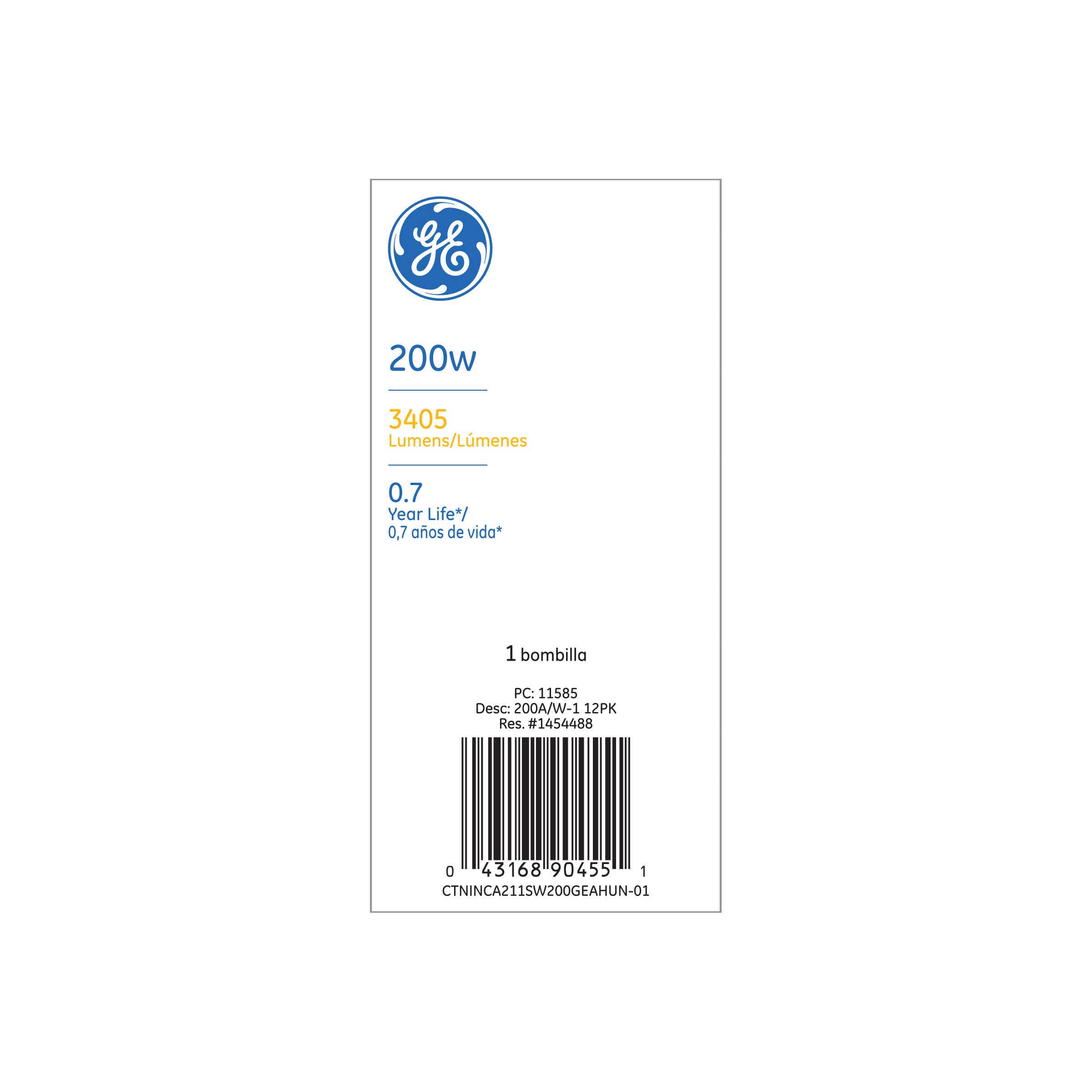 GeneralElectric 11585 Lighting, 1 Count (Pack of 1), Soft White