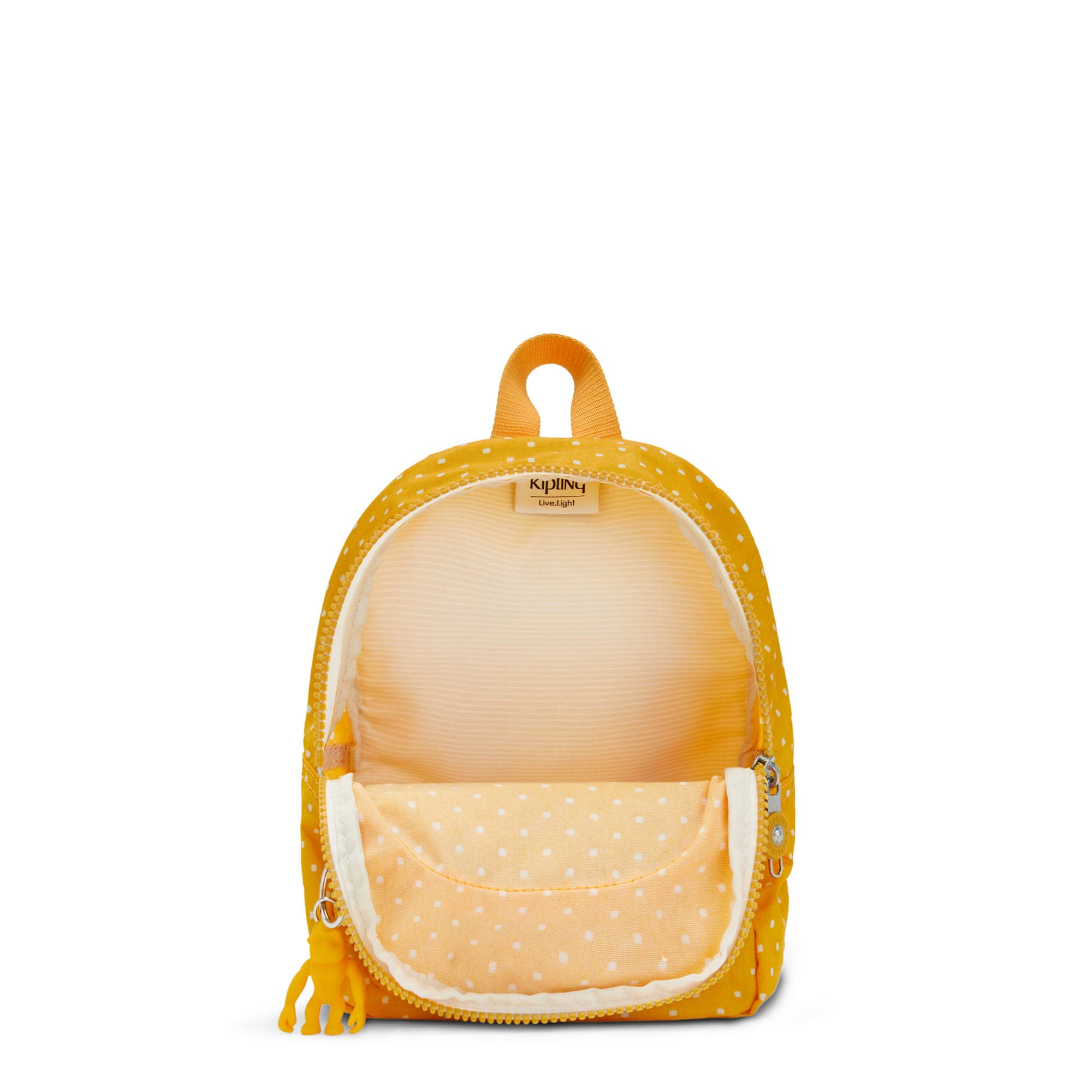 Kipling Curtis Compact Printed Convertible Backpack Soft Dot Yellow