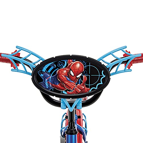 Huffy Marvel Spider-Man 12” Kid’s Bike for Toddlers – with Removable Training Wheels & Quick Adjust Seat Height