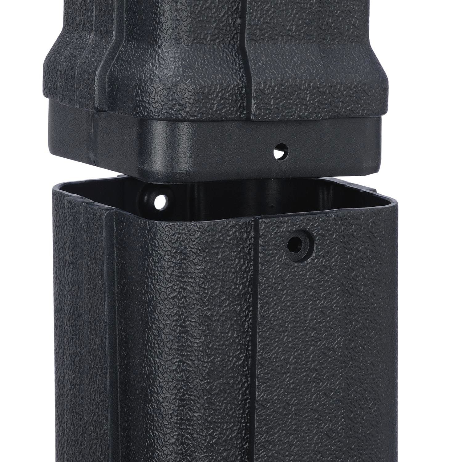 Global Industrial Black Outdoor Ashtray, 5 Gallon