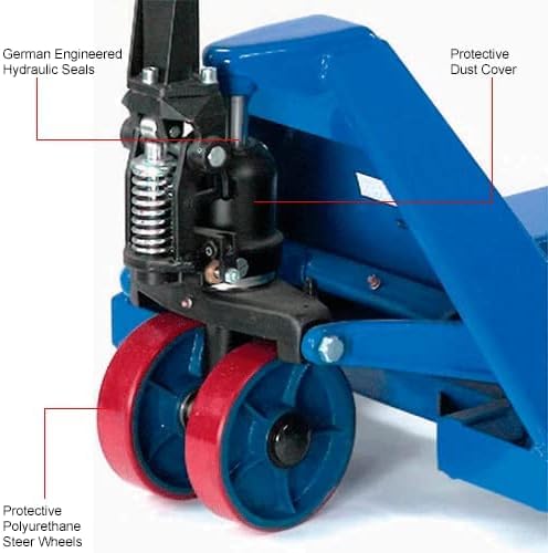Global Industrial Pallet Jack Truck, 6600 Lb. Capacity, 27 x 48