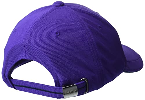 HUGO Boss Men's Technical Pique Logo Cap, Bright Dahlia Purple, One Size