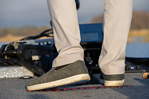 HUK Men's Brewster Slip On Wet Traction Fishing & Deck Shoes Boat, Classic-Volcanic Ash, 9
