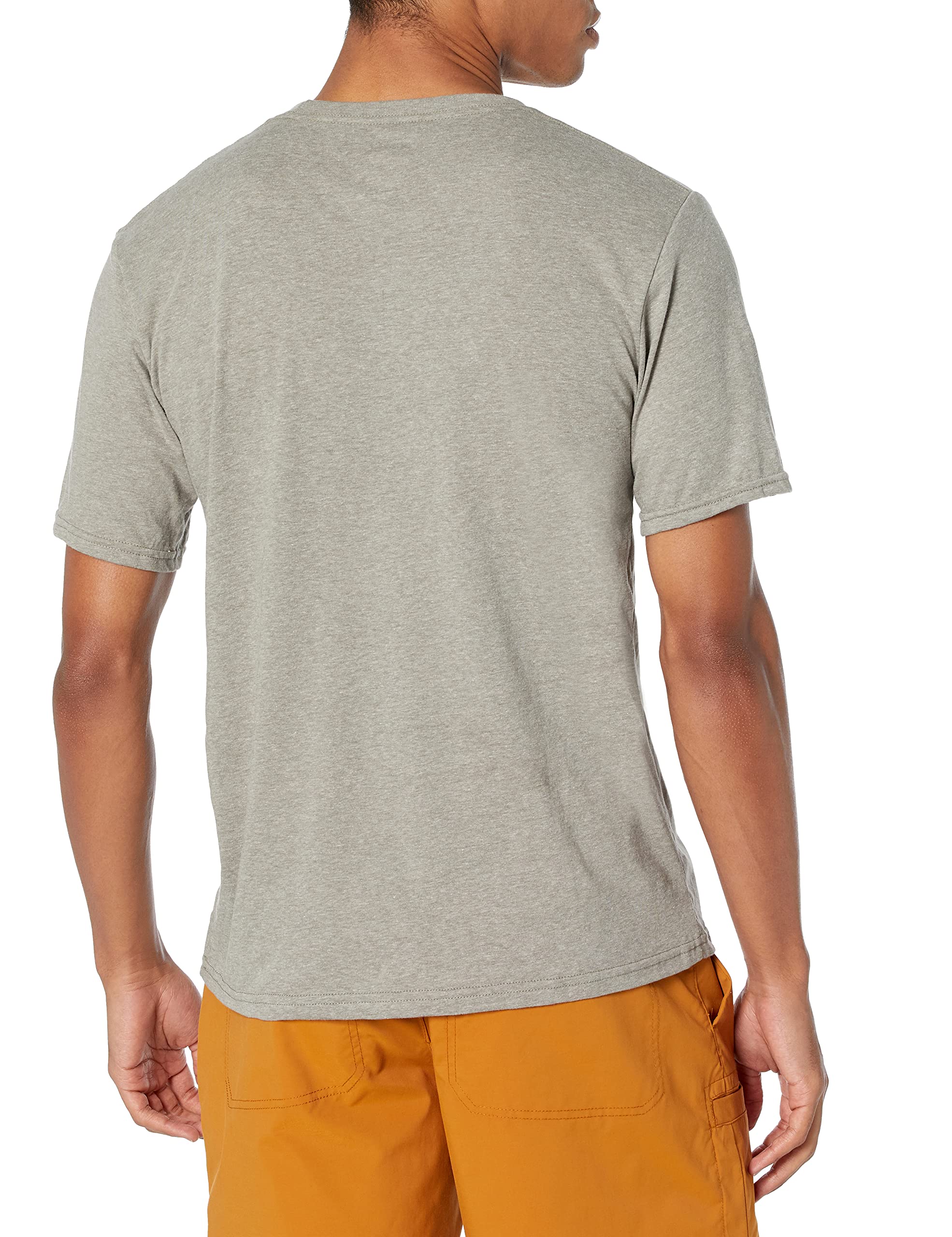 HUK Men's Standard Performance Fishing Logo Tee-Short Sleeve | Quick-Dry, Heather Moss, X-Large