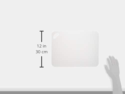 Lurch Germany Flexible Plastic Cutting Boards For Cooking | Flint Grey & White Thin Cutting Mat | Modern Dishwasher Safe And Bpa Free Cutting Board- Set Of 2