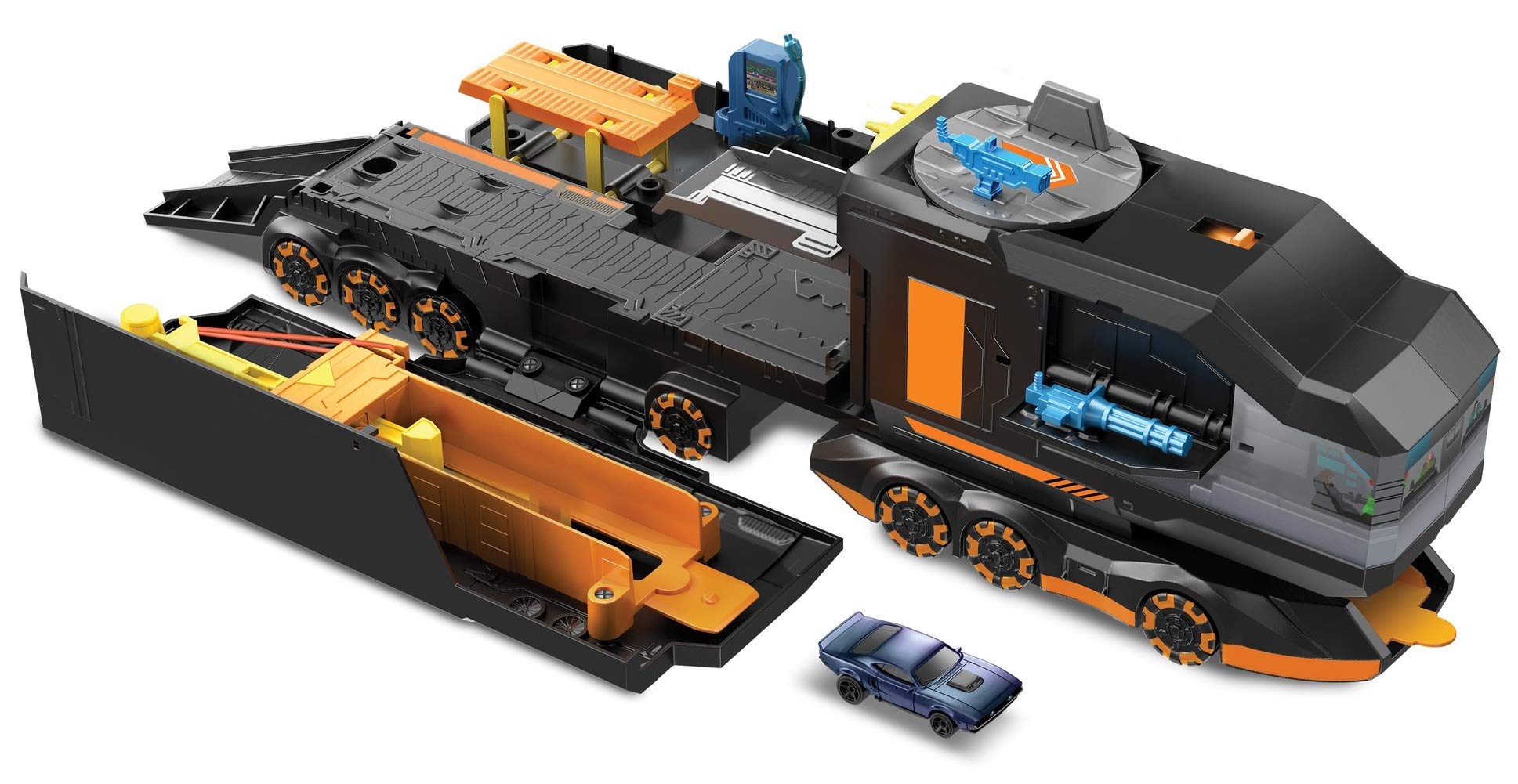 Hot Wheels Fast & Furious Spy Command Hauler Play Set Transporter Great gift idea for kids ages 4 and older