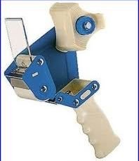 Heavy Duty Pistol Grip Box Tape Dispenser for Packing, Shipping & Sealing Boxes - Uses 3 inch Wide Tape - Easy to Load from The Side.