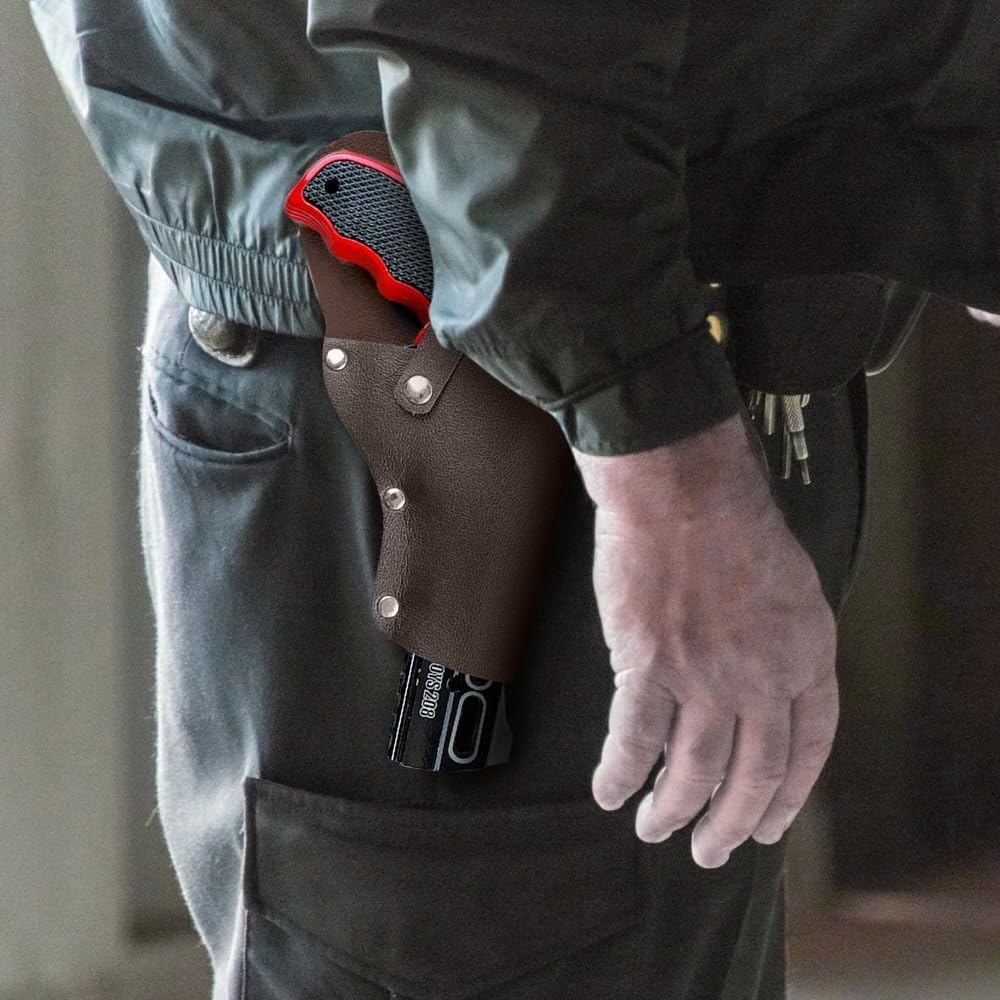 Gun Holster, Lightweight Revolver Holster Quick Release Gun Belt Holder for Revolver Gun Pistol (8.27 * 4.72")