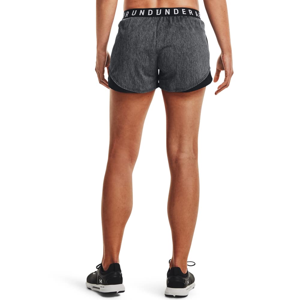 Under Armour Women's Play Up Twist Shorts 3.0 , Black (001)/White , X-Large