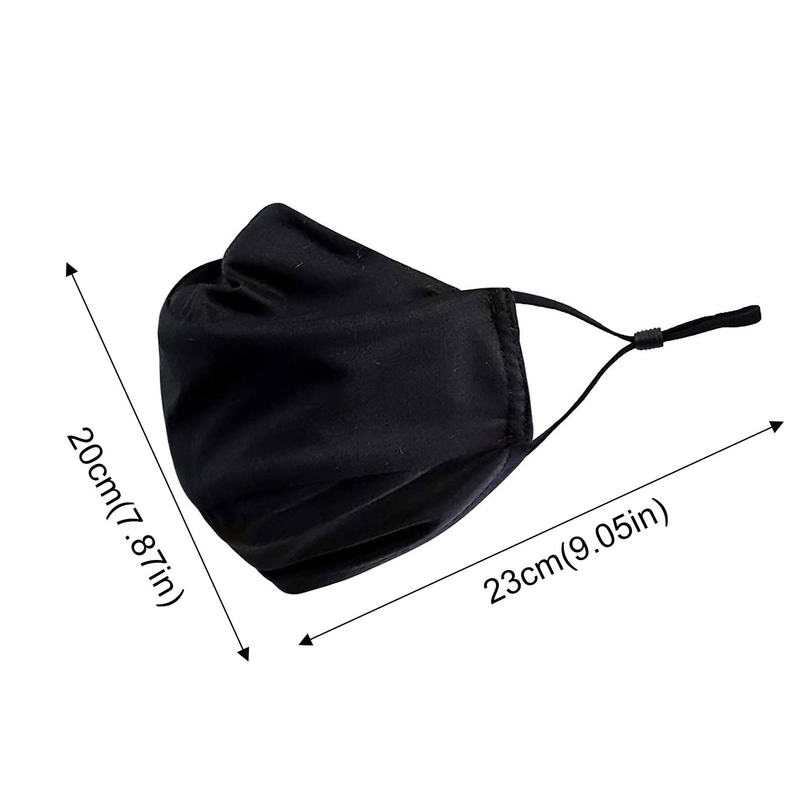 Hozxclle 3Pack Singing_masks for Choir Adult Voice_Mask for Singers, Performers, Teachers, Directors for Talking & Breathing Easily, Black