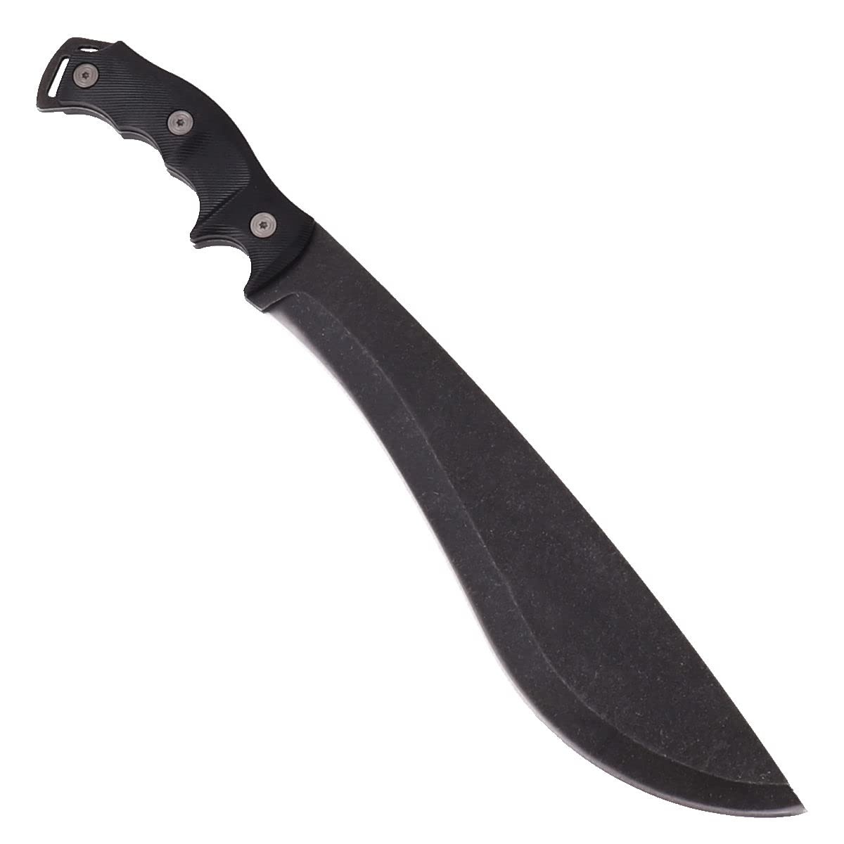 HAOMING Full Tang Recurve Tactical Bowie with Sheath Hunting Knife for Outdoor tool