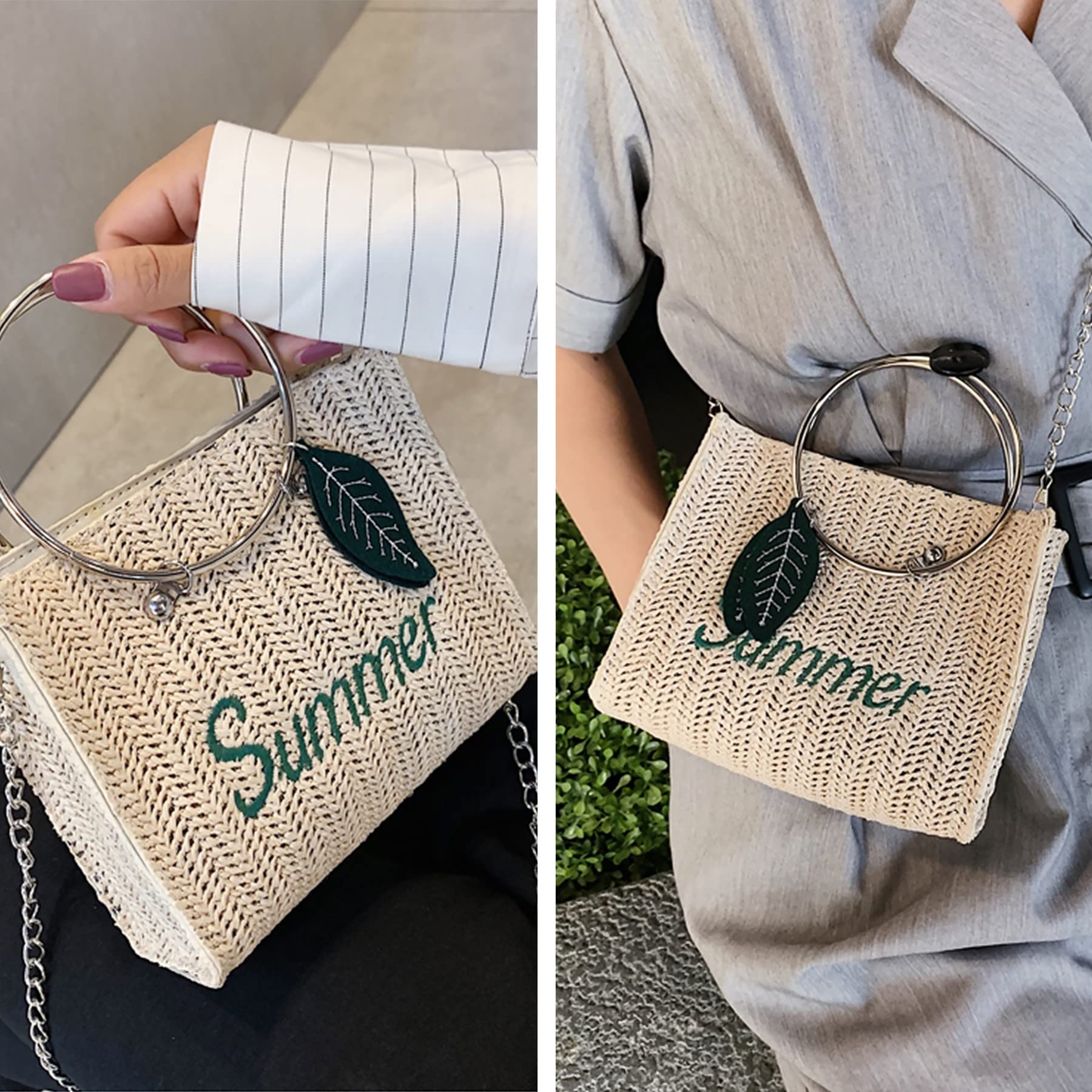 Larcenciel Chic Top-Handle Bag - Upgrade Your Summer Style - Perfect for Beach, Travel, and Daily Life