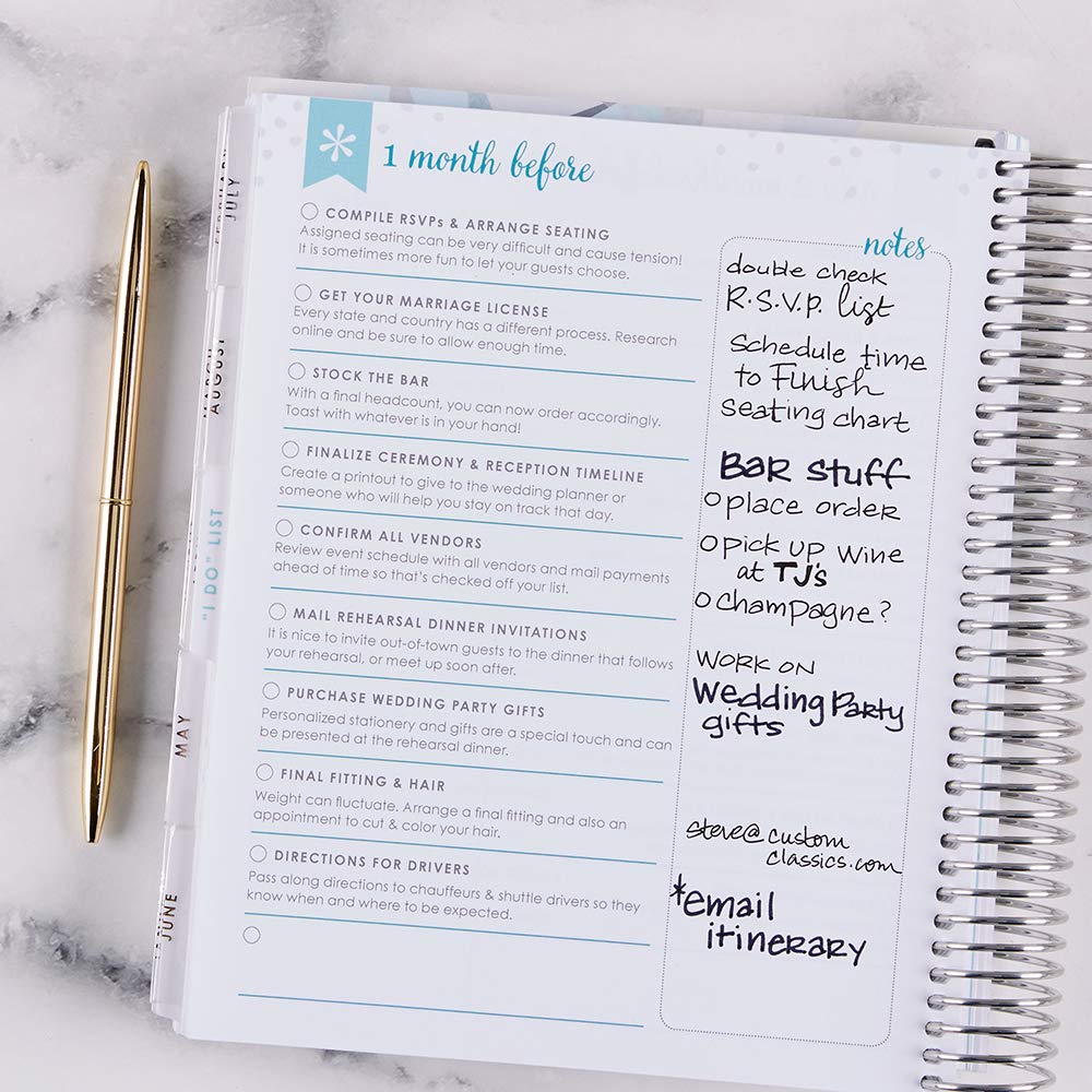 Green Wedding Shoes x Erin Condren Undated 12-Month Wedding Planner - Romance - Includes Undated Calendar Spreads, Pre-Hinted Lists, Budget Checklist, Menu Details, Wedding Tips and More