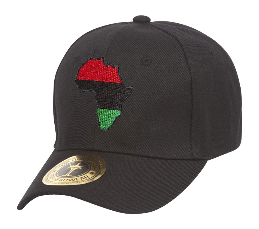 Gravity Threads Pan Africa Continent Patch Black Adjustable Baseball Cap
