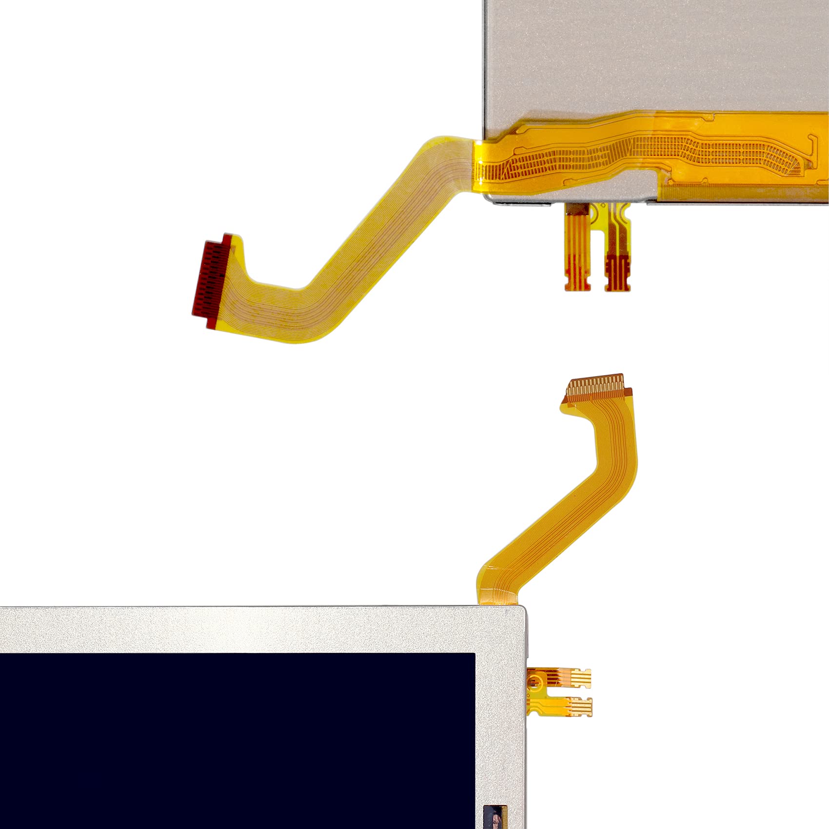 Gorliskl Replacement Top Upper LCD Screen Display for Nintendo 3DS (Top/Upper),With screen protector.