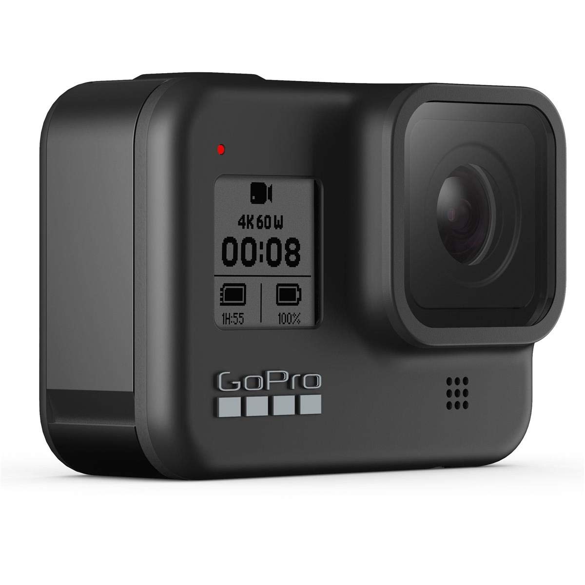 GoPro HERO8 Black - Waterproof Action Camera with Touch Screen 4K Ultra HD Video 12MP Photos 1080p Live Streaming Stabilization