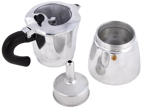 KitchenCraft World of Flavours Stovetop Espresso Maker, Metal, 6 Cup (300 ml)