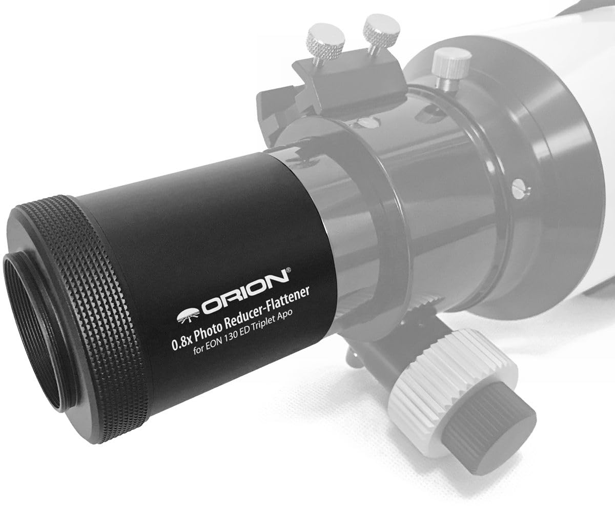 Orion 0.8X Reducer-Flattener, EON 130mm ED Triplet Refractor