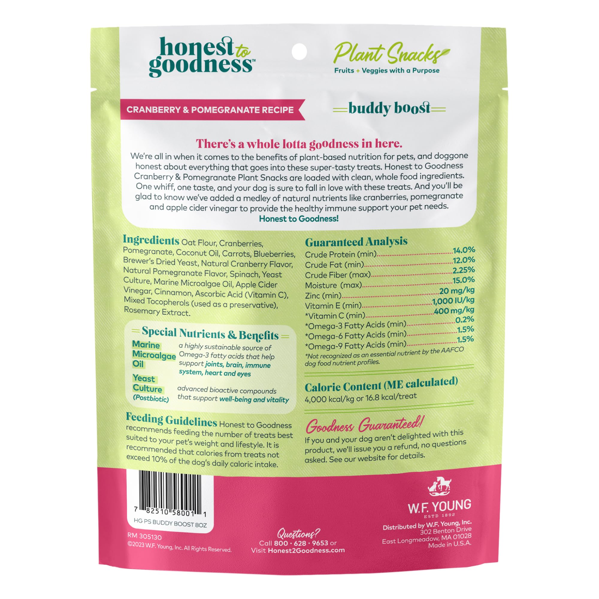 The Missing Link Hip & Joint Powder Supplement + Buddy Boost Honest to Goodness Dog Treats