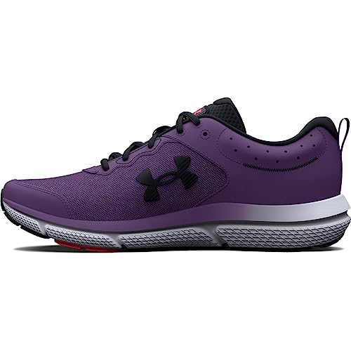 Under Armour Women's Charged Assert 10 Running Shoe, (500) Retro Purple/Retro Purple/Black, 8.5 Wide