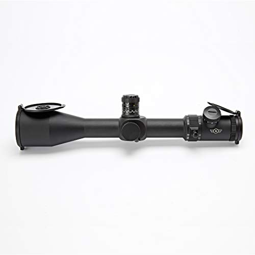 Hi-Lux Optics UD530X56-R Uni-Dial 5-30 x 56 34mm Tube Rifle Scope with Red Illuminated MIL Ranging Reticle, Black