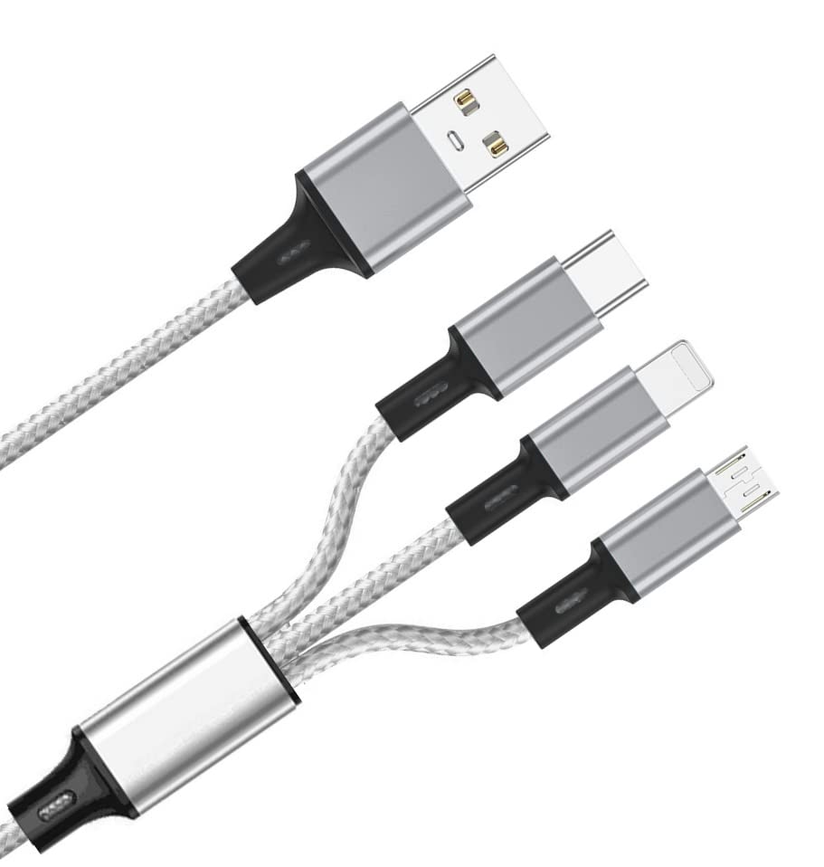 ienza Type C with Micro USB Charging Cable Cord Wire for Newest Headphones Earbuds Speakers Models Compatible with Sony WH-1000XM3 WH-XB900N Jabra Elite 75t Sennheiser Beyerdynamic JBL GoPro & More
