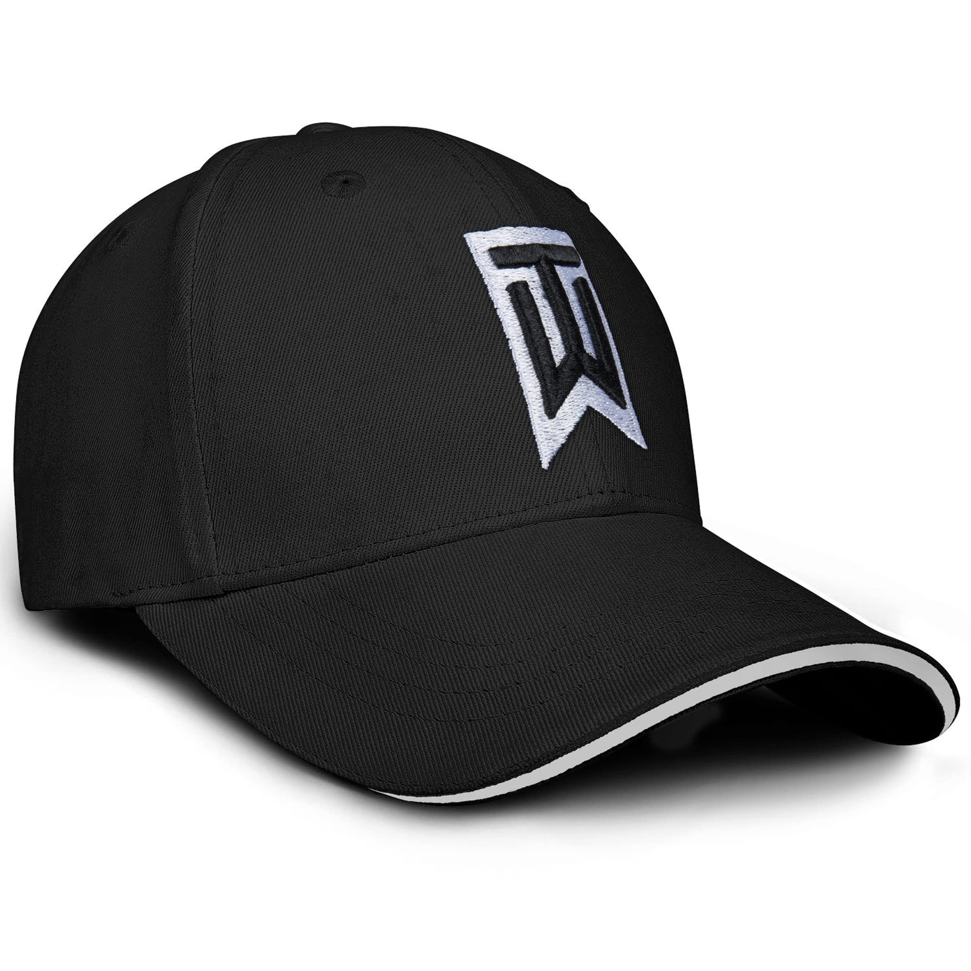 LHSCVJSEKL Classic Embroidered Logo Golf Hat Adjustable Baseball Cap Fans Baseball Hat for Men Women Black