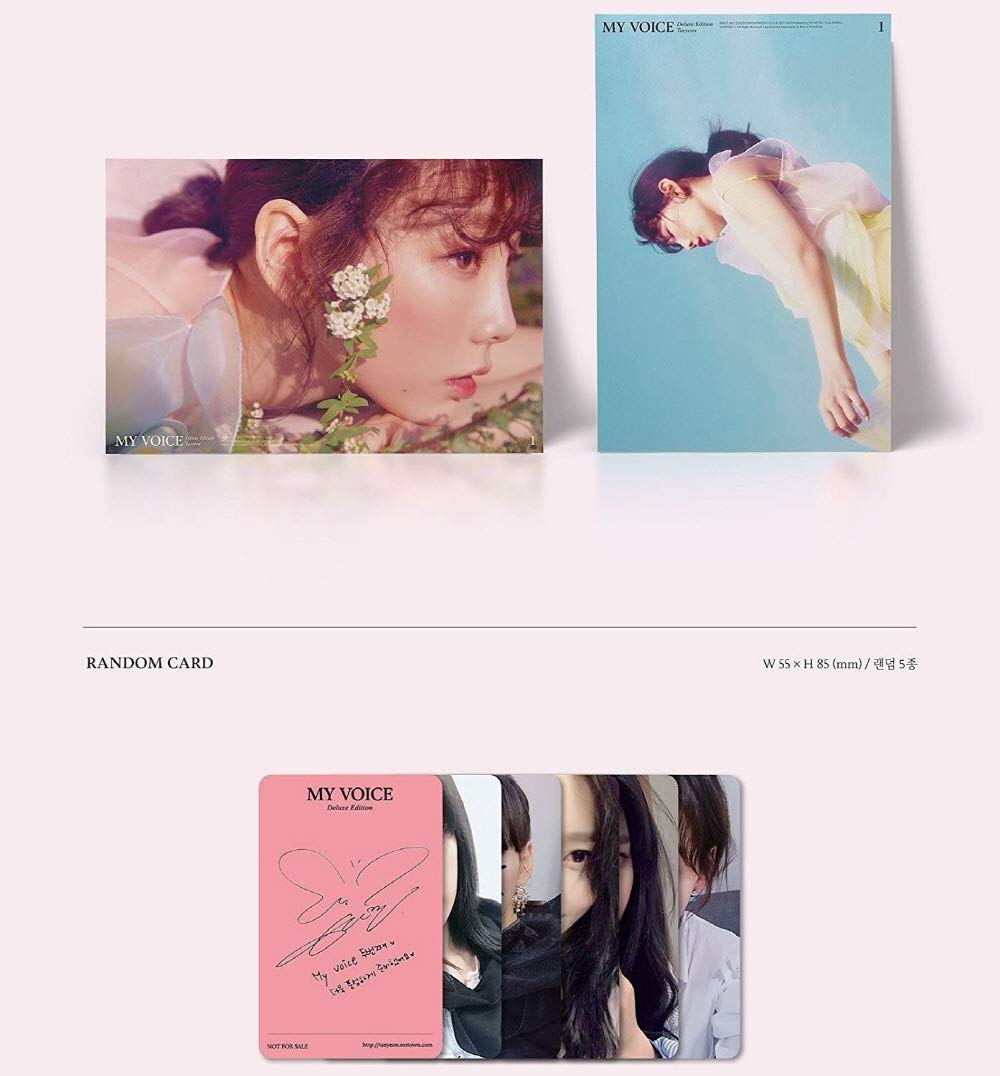 Grehge [Reissue] Girls' Generation TAEYEON - My Voice [Deluxe Edition/Sky ver.] (Vol.1) Album+Extra Photocards Set