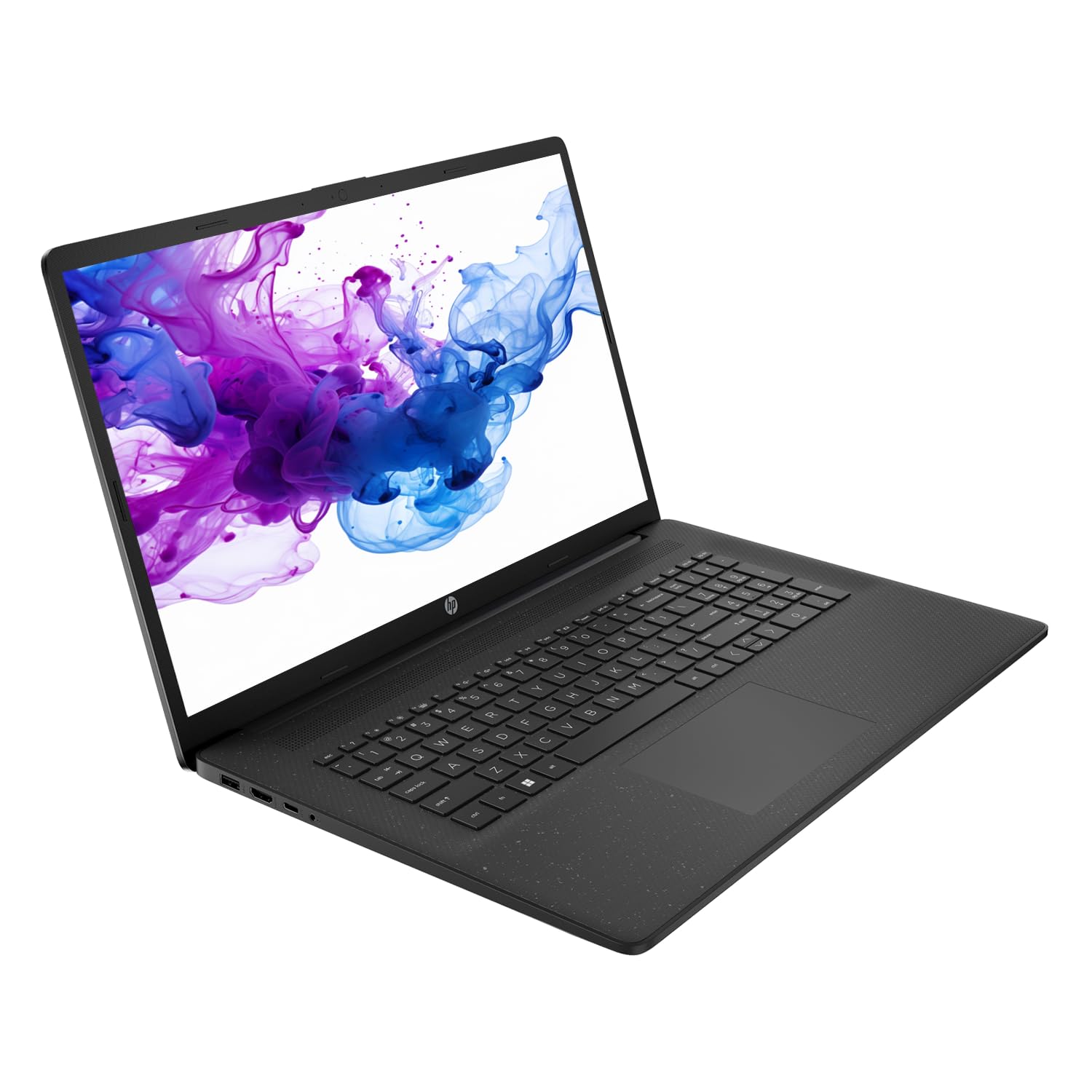 HP Essential 17 Laptop, 17.3" FHD Display, AMD Ryzen 7 7730U, 32GB RAM, 1TB SSD, Webcam, HDMI, Wi-Fi 6, Windows 11 Home, Black