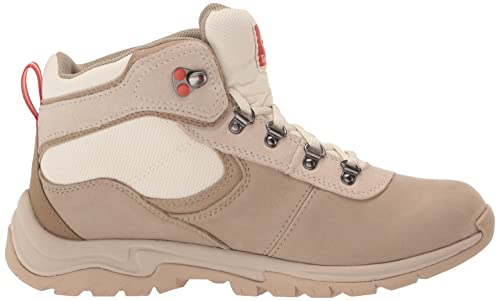 Timberland Women's Mt. Maddsen Mid Leather Waterproof Hiker Hiking Boot, Light Brown Nubuck, 7.5