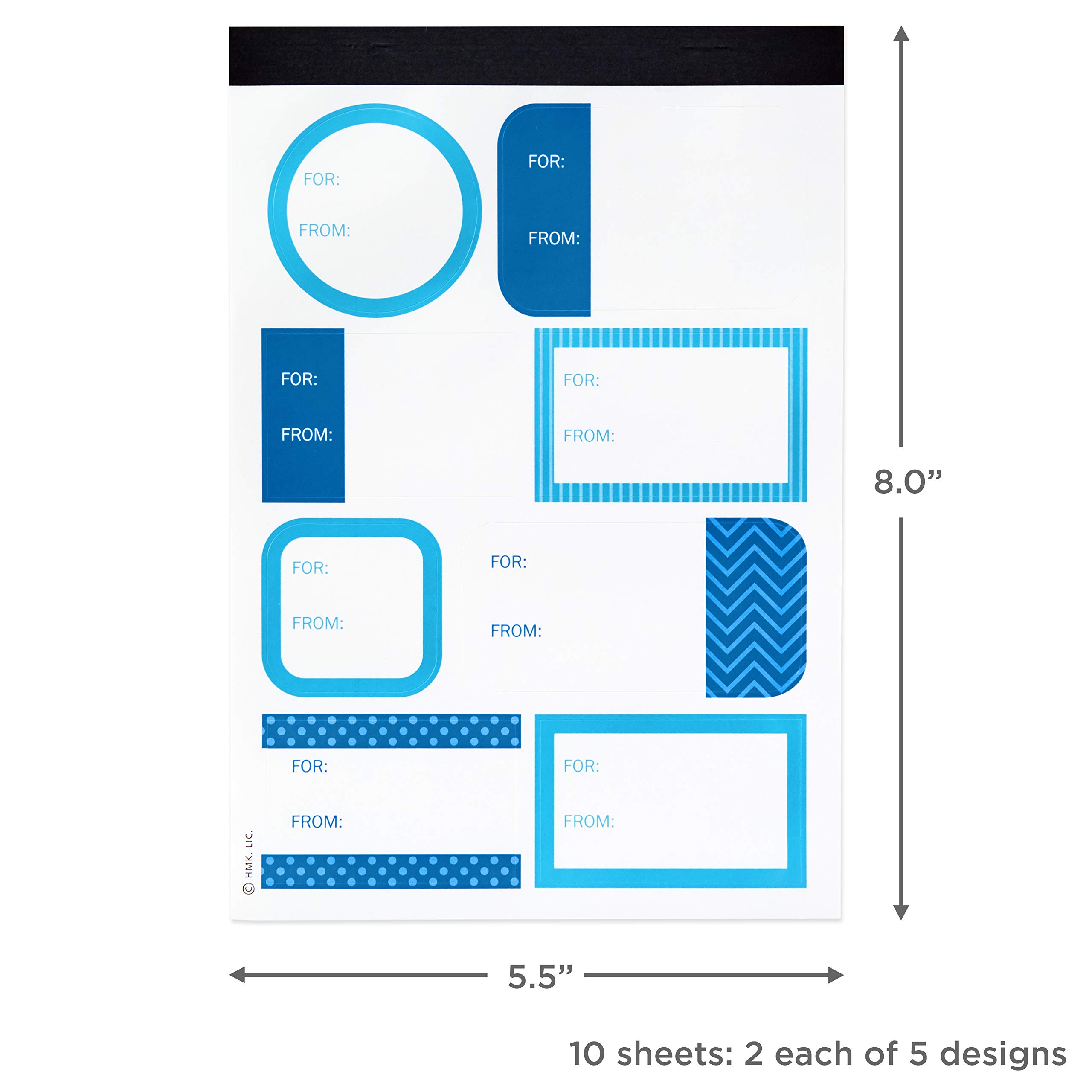 Hallmark 0005ECY1000 Not Required, 10 Sheets