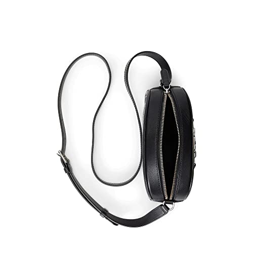 LAUREN Ralph Lauren Monogram Medium Jordynn Crossbody Bag Gunmetal/Black One Size