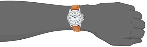 Timex Men's TW4B16400 Expedition Field Tan/White Leather Strap Watch