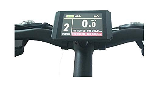 HALLOMOTOR 35A 36V 48V 1000W 1200W Brushless Ebike Controller DC Sine Wave Silver 35A Regenerative Reverse Function + KT LCD8H Color Matrix Display Meter Control Panel