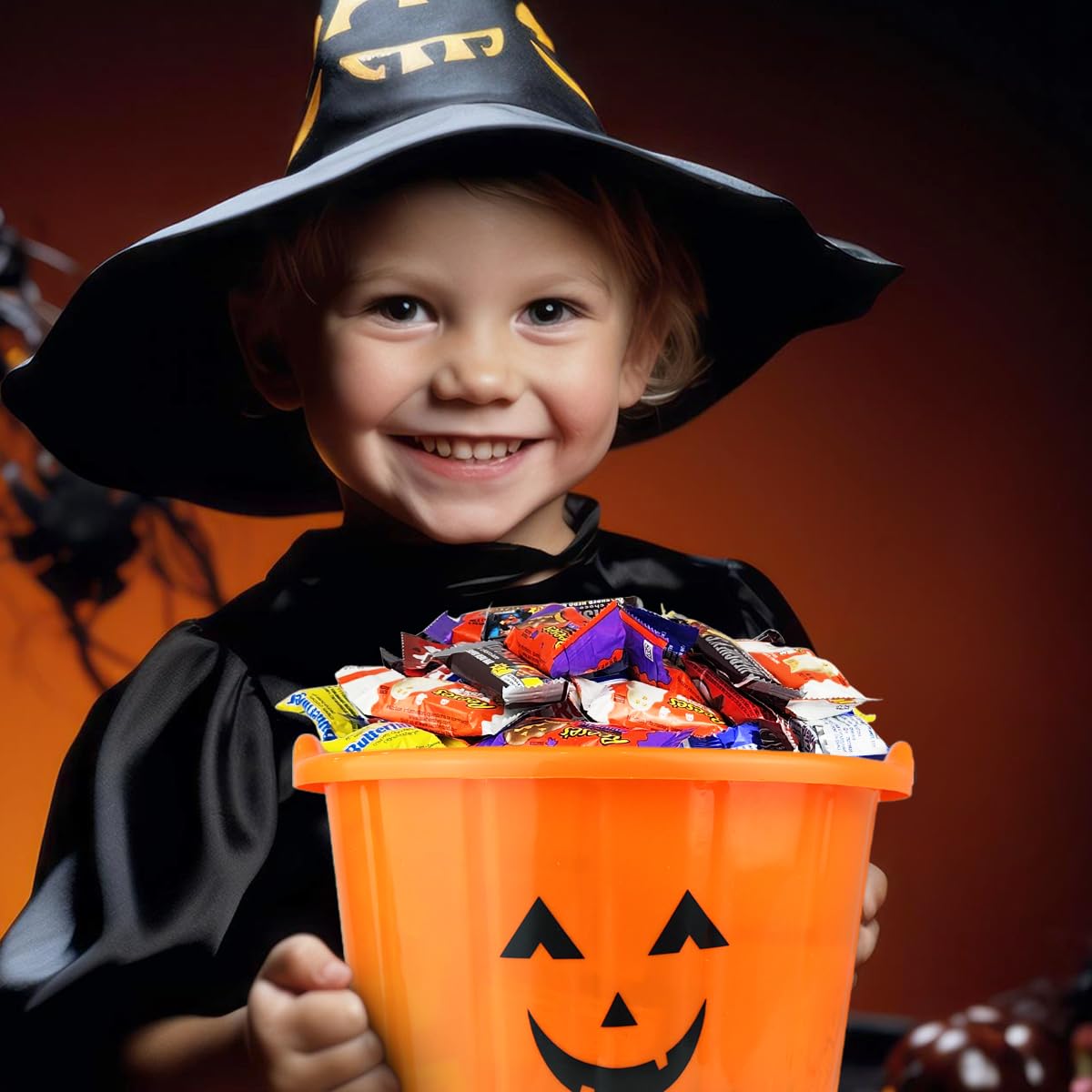 Halloween Chocolate, assorted Halloween Candy Individually Wrapped: Variety Pack With Hershey's Bars, Reese'sPumpkins, Mounds, Reese'sGhosts And More, 5 Pound