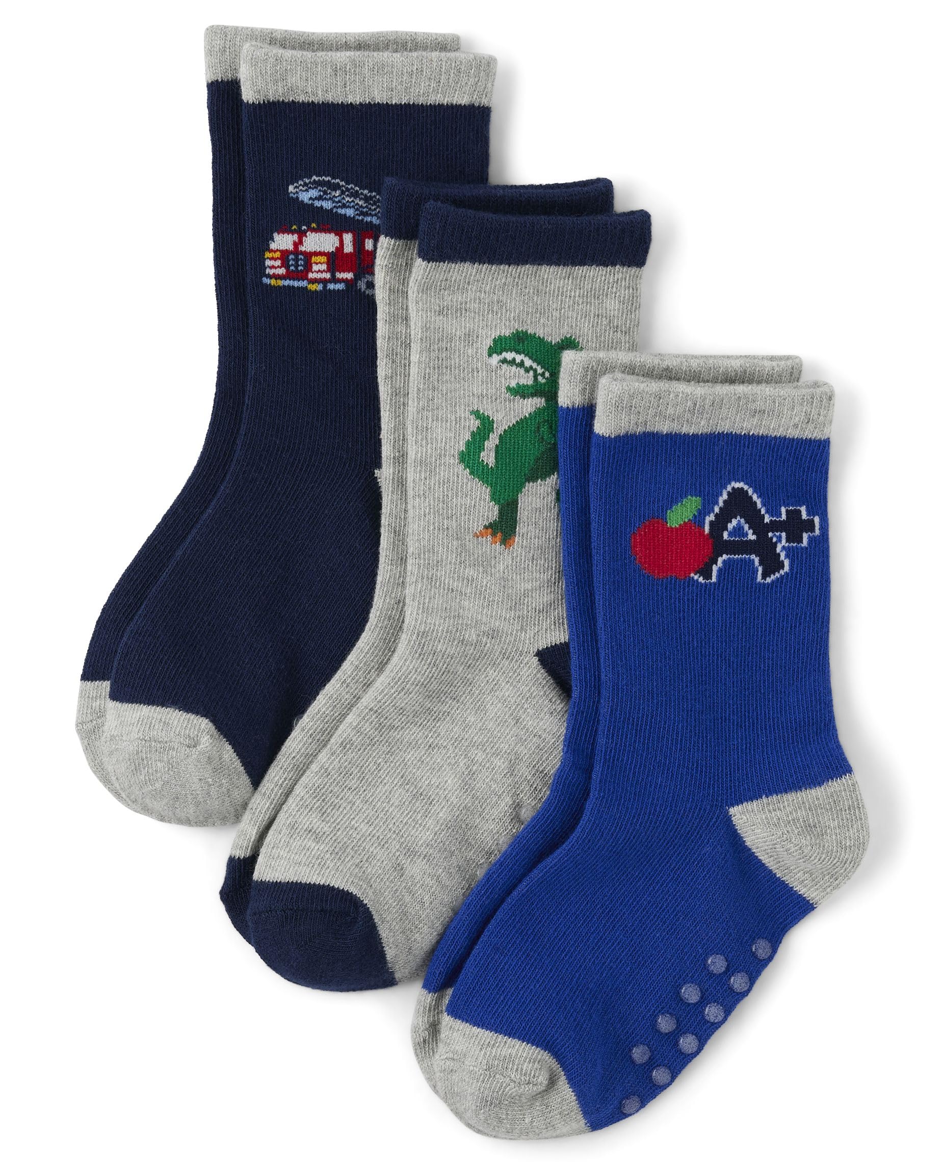 Gymboree Baby Boys And Toddler 2-pack Crew Socks, Pumpkin Fall, 6-8 US
