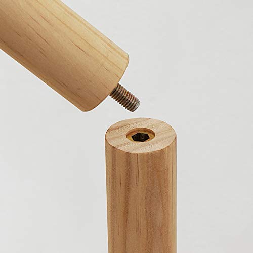 Hongseyijia Coat Racks Multi-Function Coat Racks Free Standing Wood Hall Trees for Hallway Bedroom Home Office 172cm