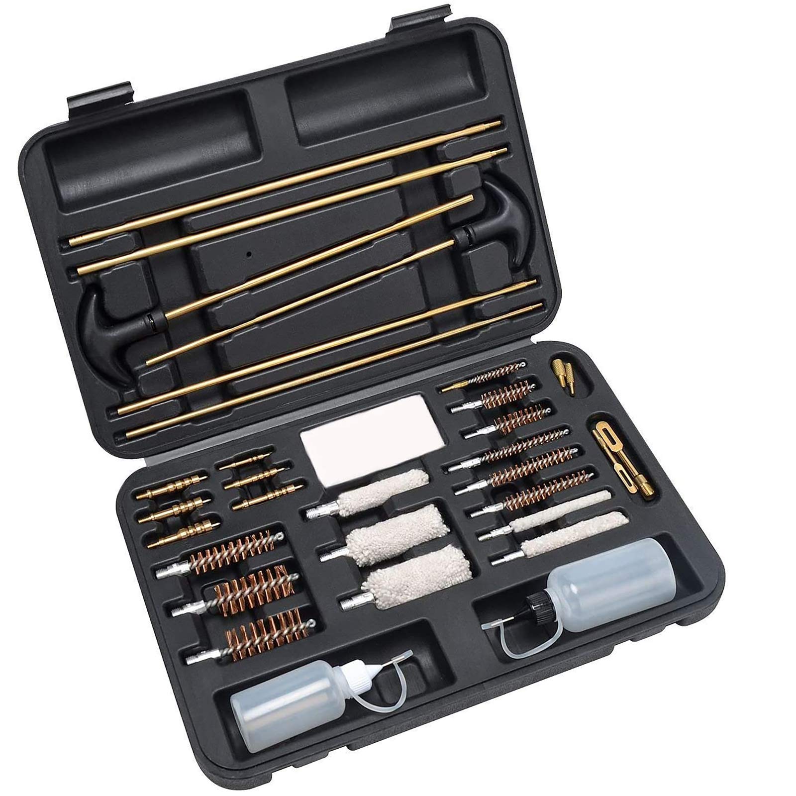 GLORYFIRE Universal Gun Cleaning Kit Hunting Handgun Shotgun Rifle Cleaning Kit for All Guns with Travel Size Case