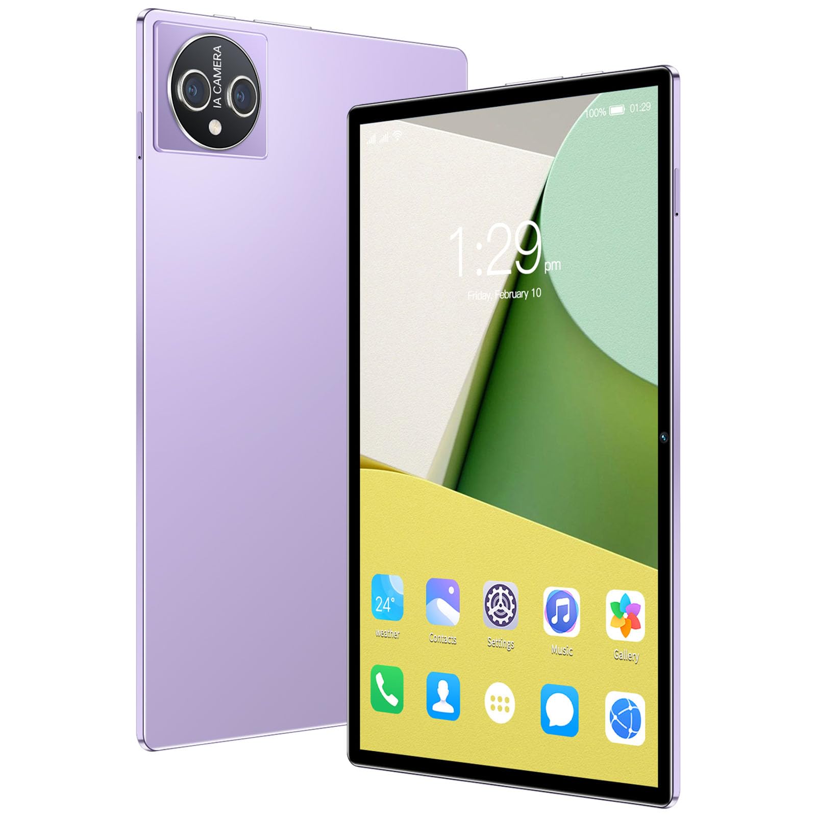 Honio 4G LTE Phone Tablet, Octa Core CPU 8GB RAM 256GB ROM 10.1 Inch FHD Tablet 100-240V for Entertainment (US Plug)