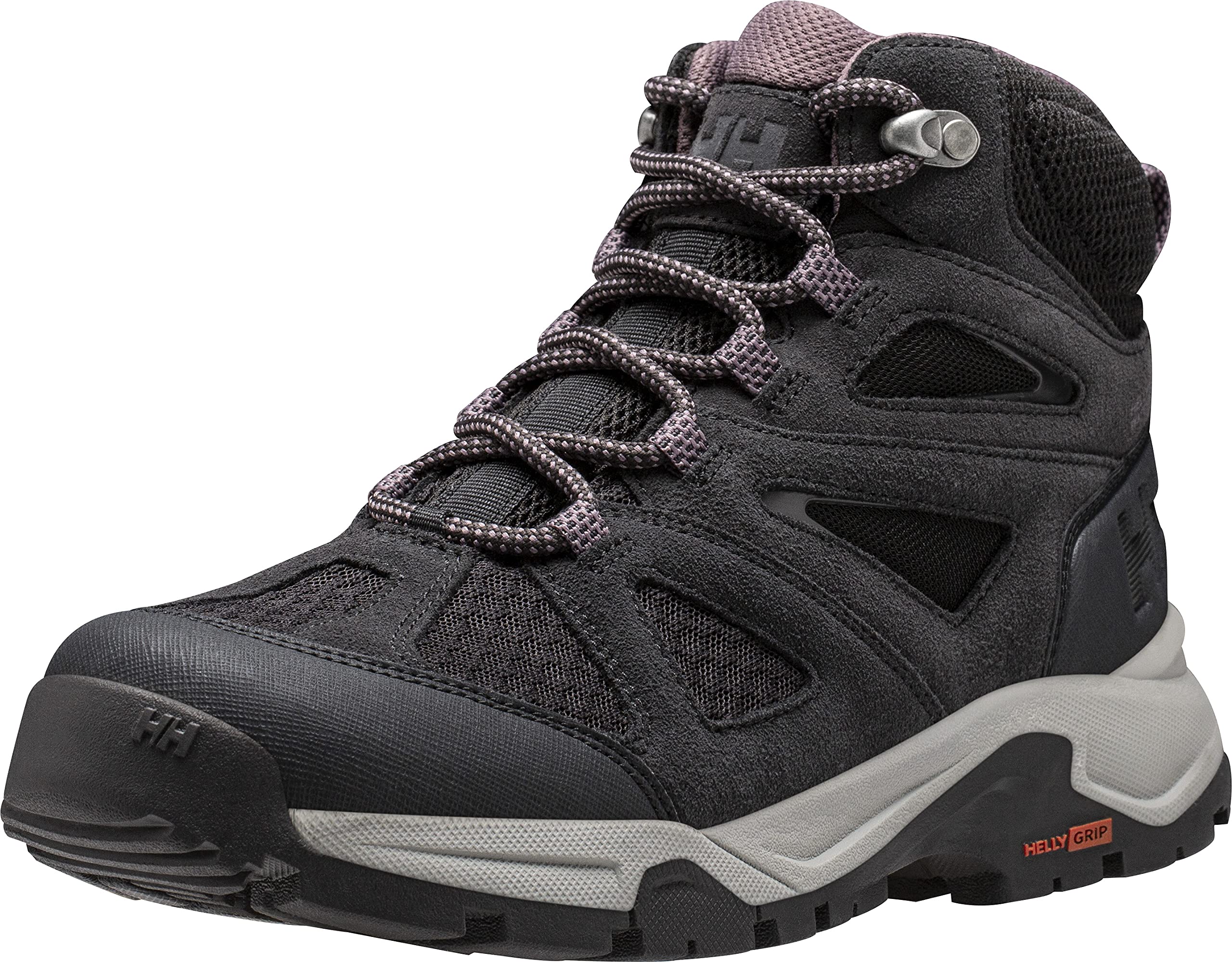 Helly-Hansen Womens Switchback Trail HT Lightweight Supportive Waterproof Hiking Boot, 990 Black/Sparrow Grey, 7.5F