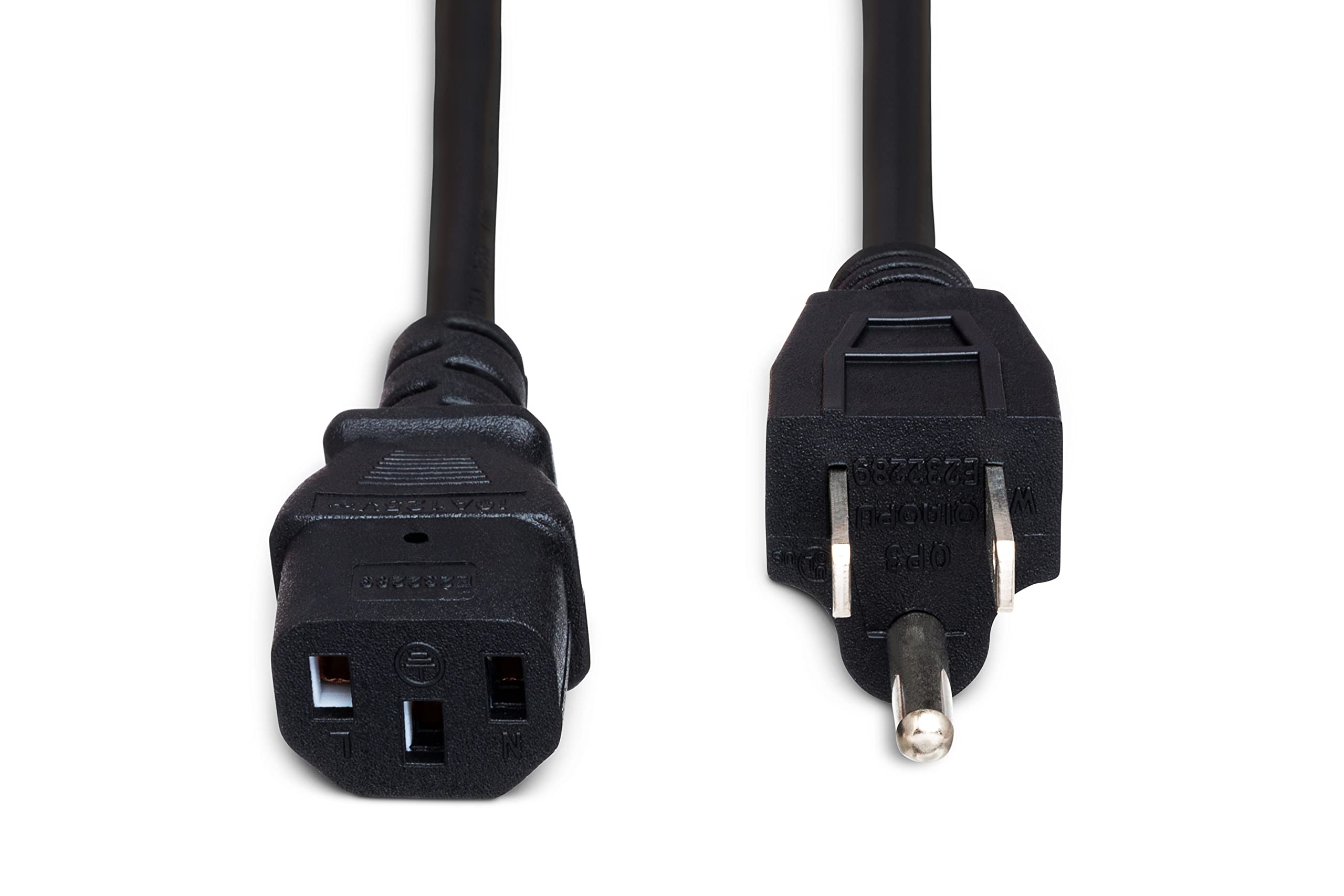 Hosa PWC-148 IEC C13 to NEMA 5-15P Power Cord, 8 Feet
