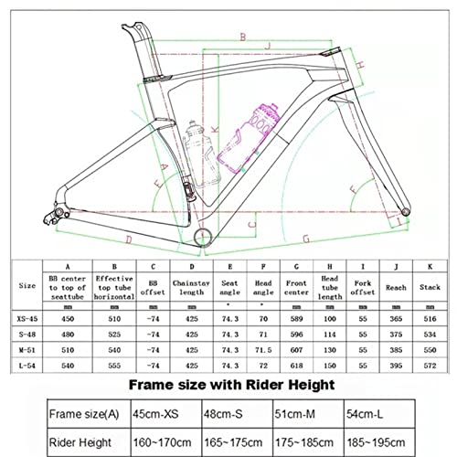 LIANAIzxc Bikes Carbon Fiber Gravel Road Bike 24 Speed Line Pulling Hydraulic Disc Brake Fully Hidden Cable Carbon Frame Cool Design (Color : Gray)