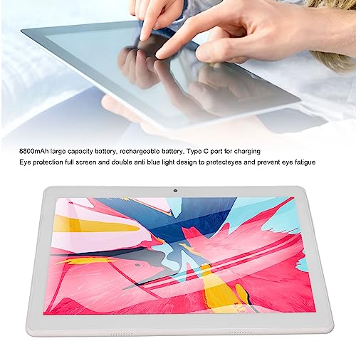 HEEPDD 10.1 Inch Tablet Rose Gold 1960x1080 IPS 100β240V Tablet 10 Core CPU 2.4G 5G WiFi Dual Band for Reading (US Plug)