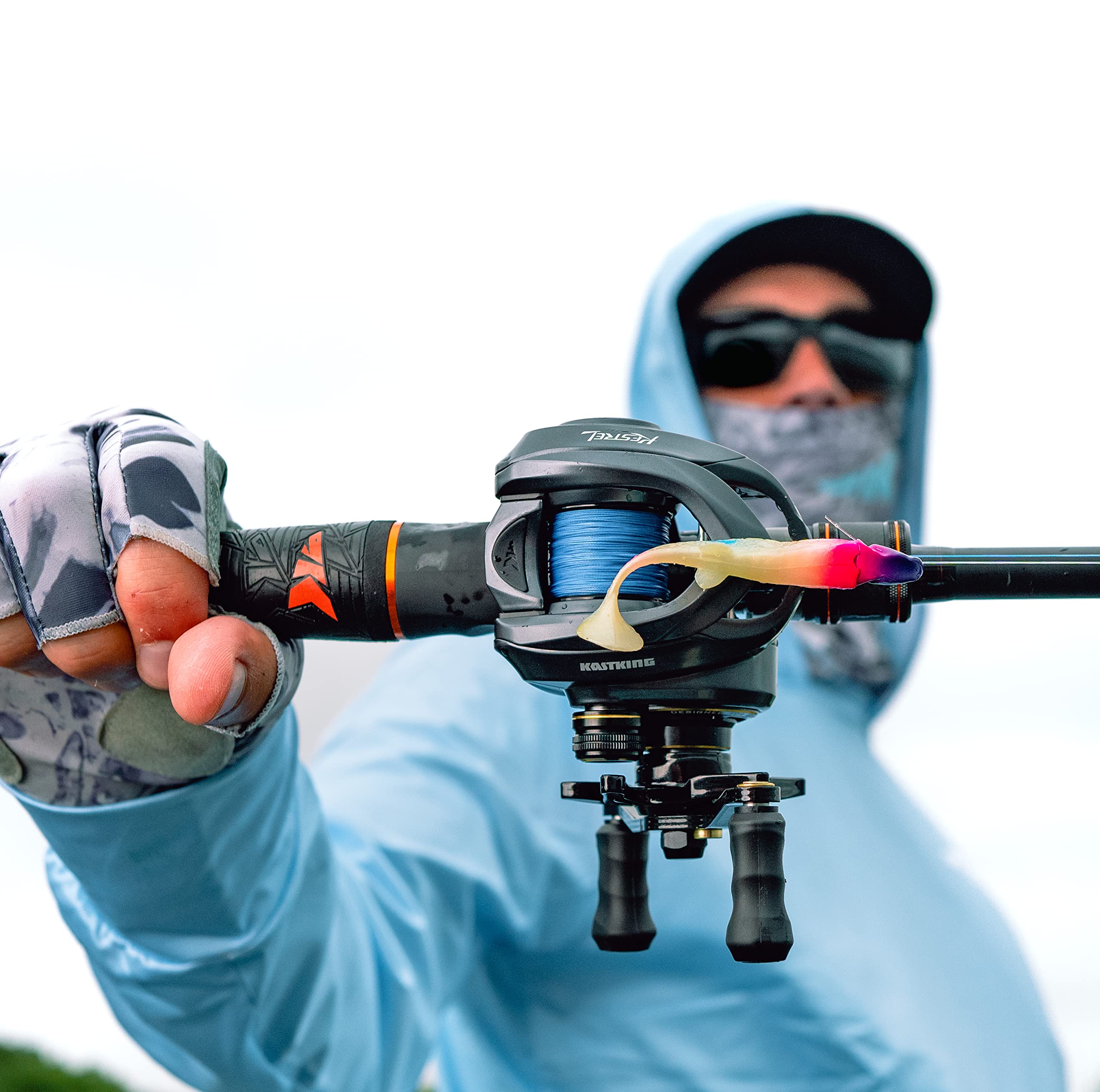 KastKing Kestrel Elite Baitcasting Reels, Gear Ratio 8.4:1, Left Handed Fishing Reel