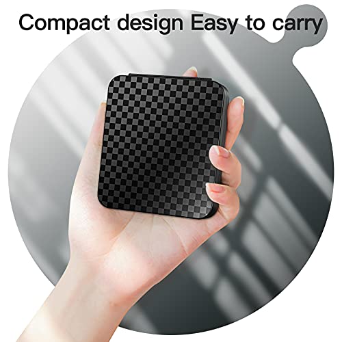 HEYSTOP Game Card Case Compatible with Nintendo Switch Games,12 Slots Storage Protective Box, Slim and Portable Protective Shell Switch Storage Bag with 4 Joy-Con Thumb Gaps, Black
